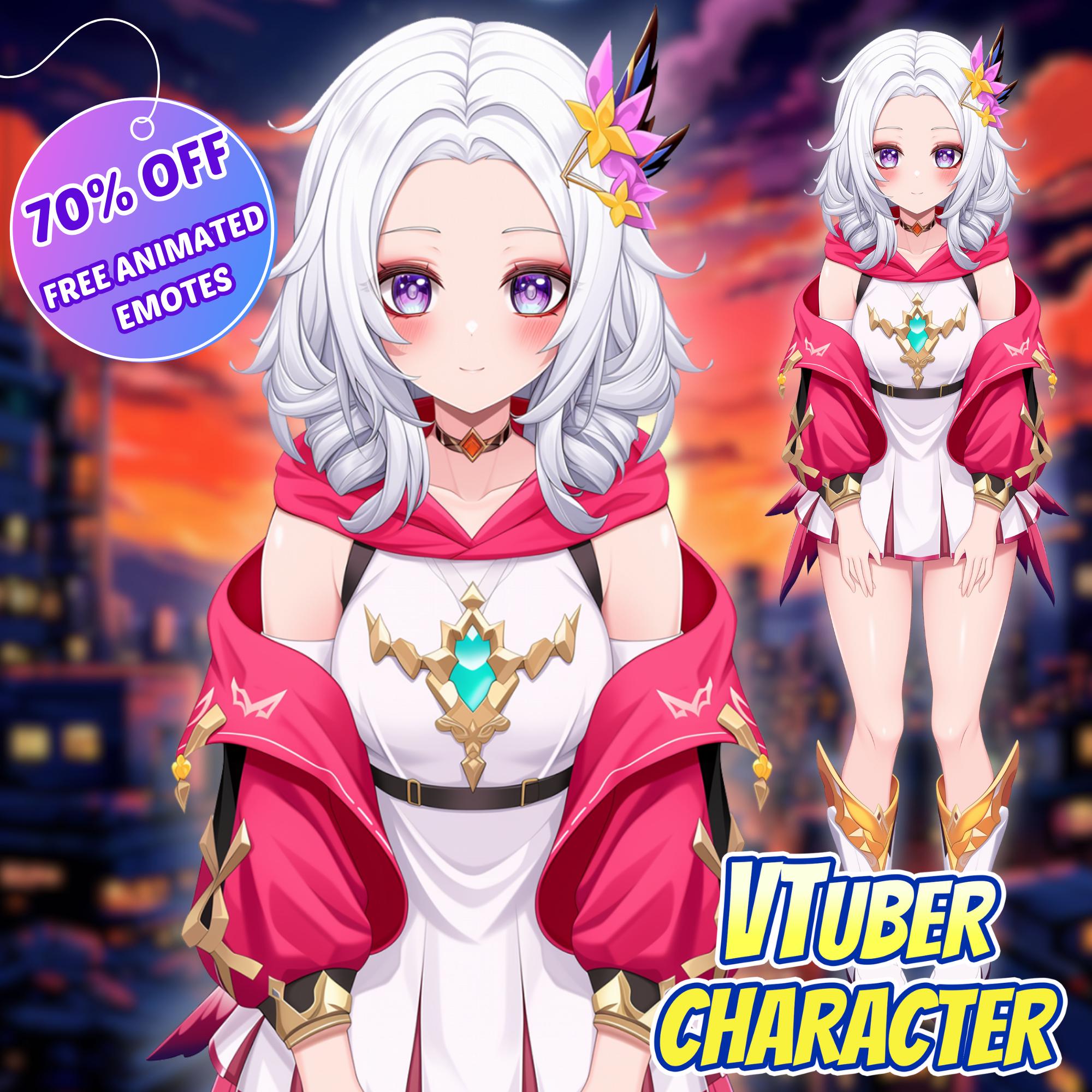 Modelo Vtuber personalizado para uso comercial / Comisión Vtuber ...