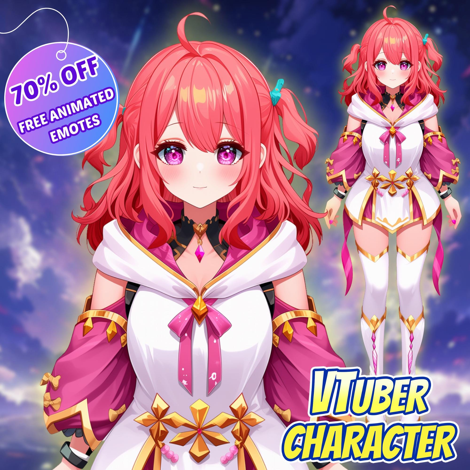 Custom Live2d Vtuber Commission Live2d Model Commission, Vtuber Assets ...