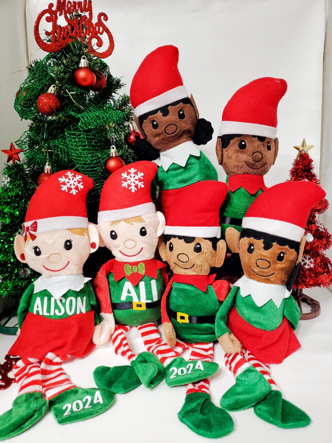 Elves, Christmas Elves, Personalized Christmas Elves, Personalized Elves, Light Skin Elves ...