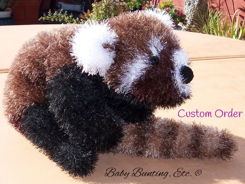 Red Panda Bear Real Life Looking Red Panda Bear Red Panda - Etsy