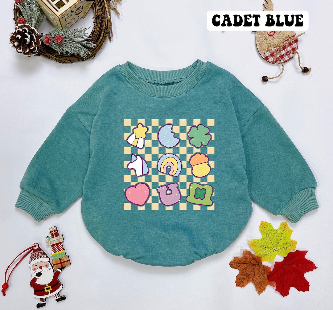 Shamrock Baby Romper: Lucky Charm Outfit, Irish Gift - Etsy