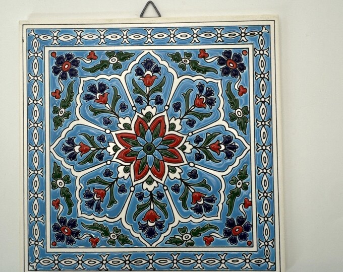 Ceramic Greek Wall Art Tile Hand Made by Smaltotechniki Moschato Greece ...