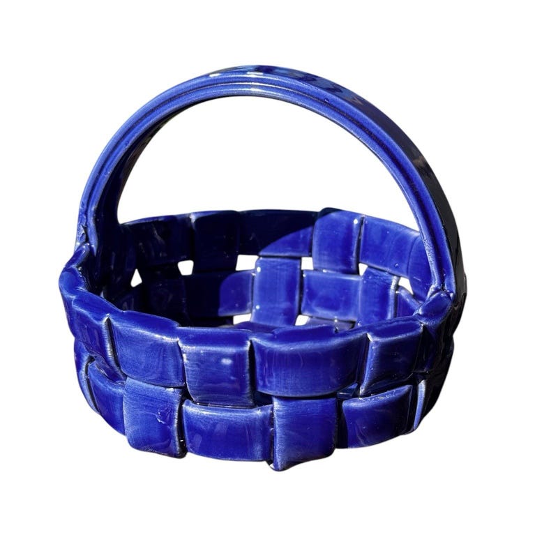Ceramic Basket - Etsy