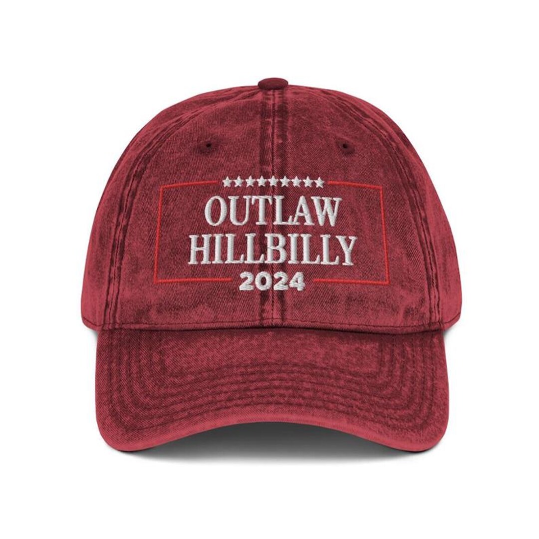 Outlaw Hillbilly 2024 Cap, Funny Trump Vance 2024 Baseball Cap ...