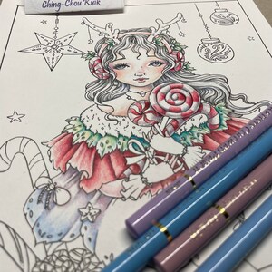 Sweet Candy - Digital Digi Stamp Instant Download /merry Xmas Christmas ...