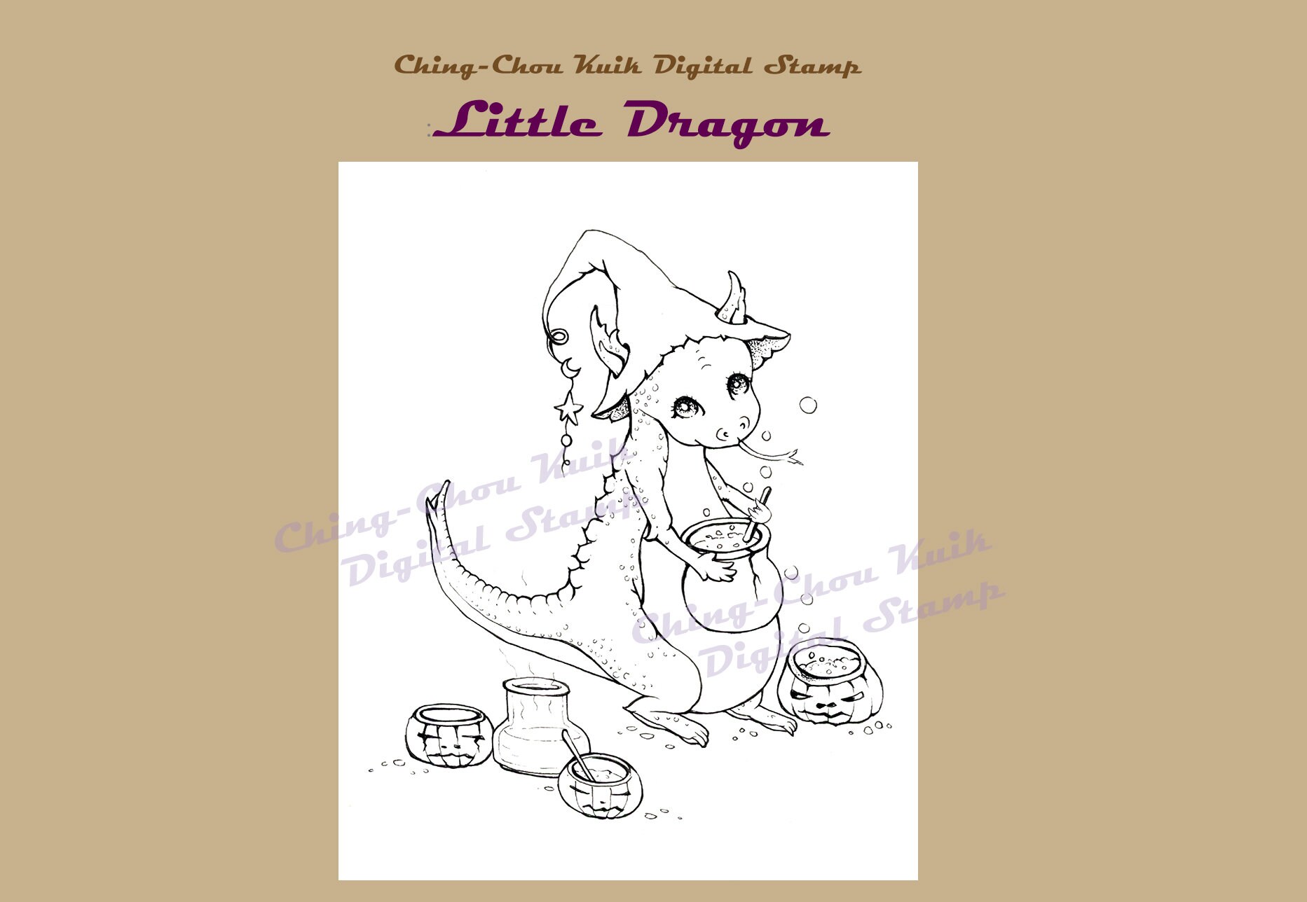 Little Dragon Coloring Page PRINTABLE Instant Download | Etsy UK