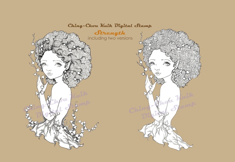 Strength Coloring Page PRINTABLE Instant Download Digital - Etsy UK