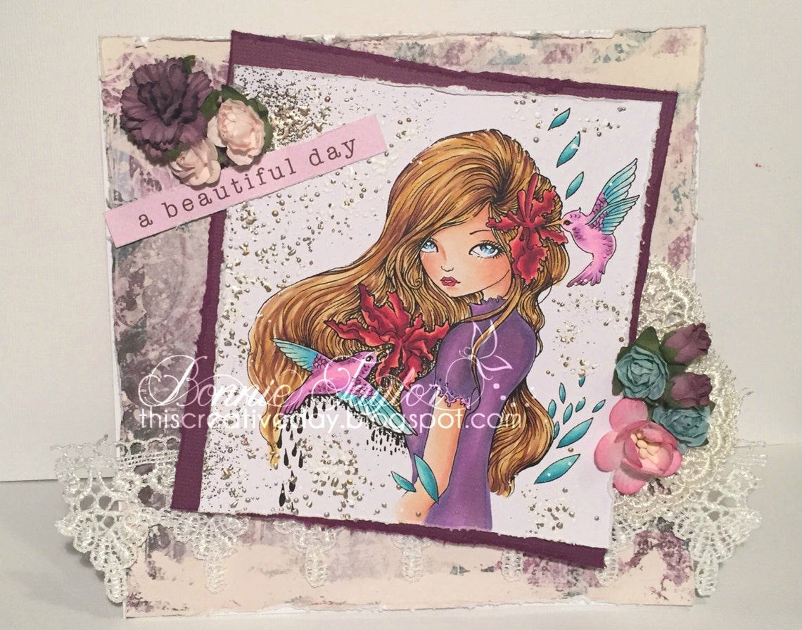 Hummingbirds Digital Stamp Instant Download / Animal - Etsy