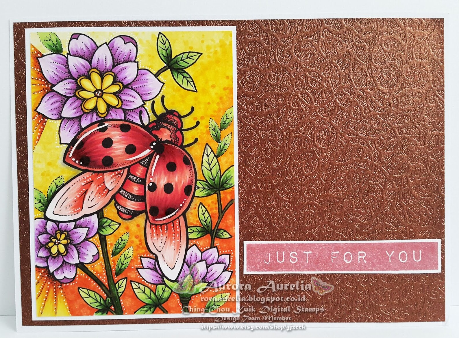 Dragonflies Seahorse Ladybug Set Digital Stamp Instant - Etsy
