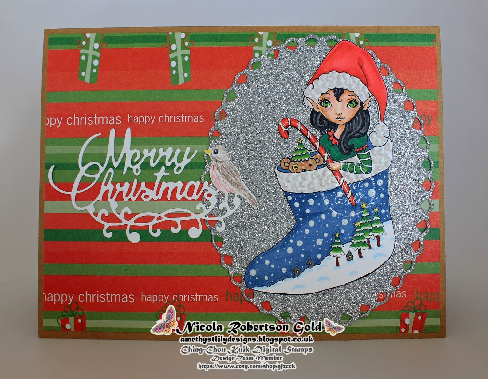 Christmas Elf Digital Stamp Instant Download / Winter Xmas - Etsy