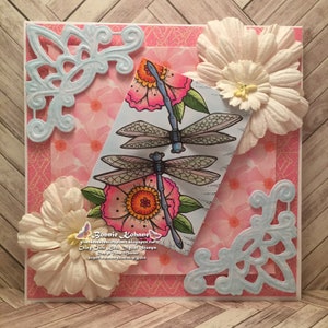 Dragonflies Seahorse Ladybug Set Digital Stamp Instant - Etsy
