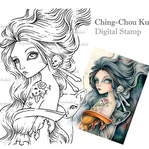 Bones Imprint Digital Stamp Instant Download / Fantasy Art by Ching ...