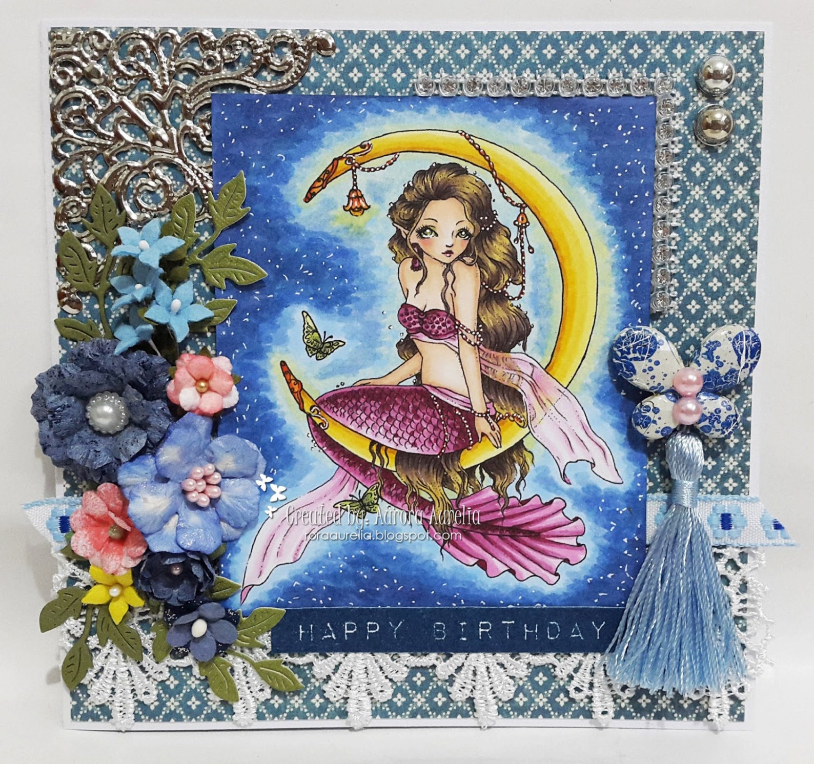 Moon Journey Digital Stamp Instant Download / Butterfly | Etsy