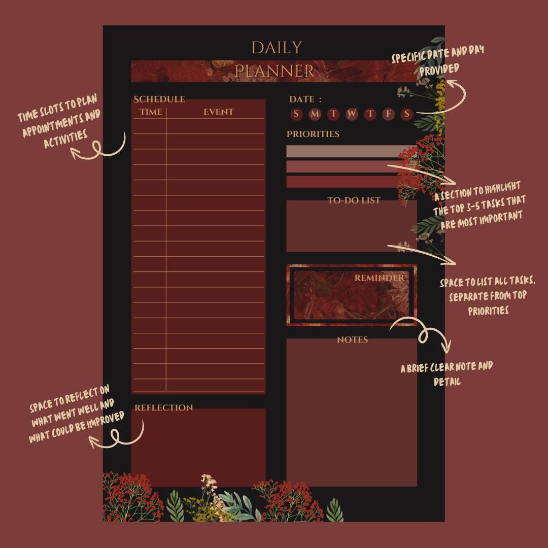 2024 Digital Planner, Digital Planner, Daily Planner, Weekly Planner ...