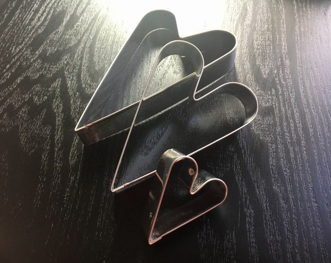 Rustic Heart Cookie Cutter and Fondant Cutter Designed by Lilaloa - Etsy