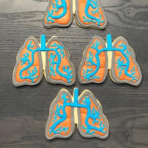 Anatomical Lungs Cookie Cutter Metal USA Handmade by West Tinworks - Etsy