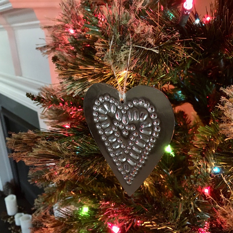 Tin Heart - Etsy