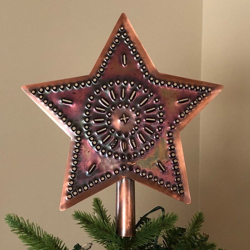 Rustic Tree Topper - Etsy