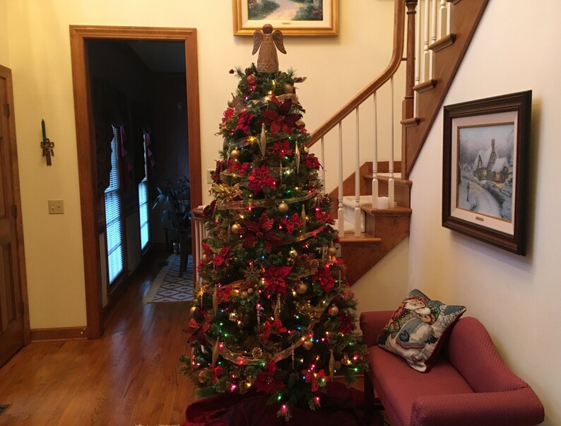 Copper Angel Tree Topper Metal Rustic 9 Inch Scallop Two Piece - Etsy