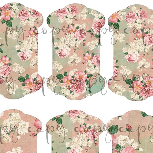 INSTANT DOWNLOAD Spool Tags No. 101 Printable Digital - Etsy