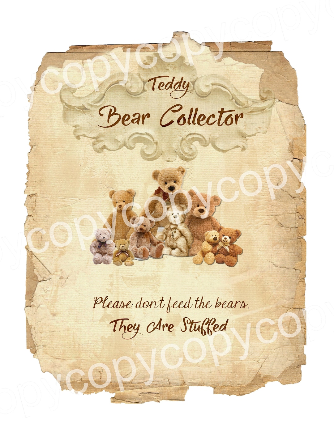Instant Download - Please Don't Feed the Bears, They Are Stuffed ...