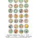 Vintage Animals 1 Inch Circles Printable Digital Collage - Etsy