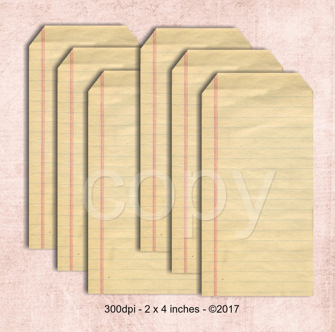 Instant Download - Note Paper Tags - Digital Download - Printable ...