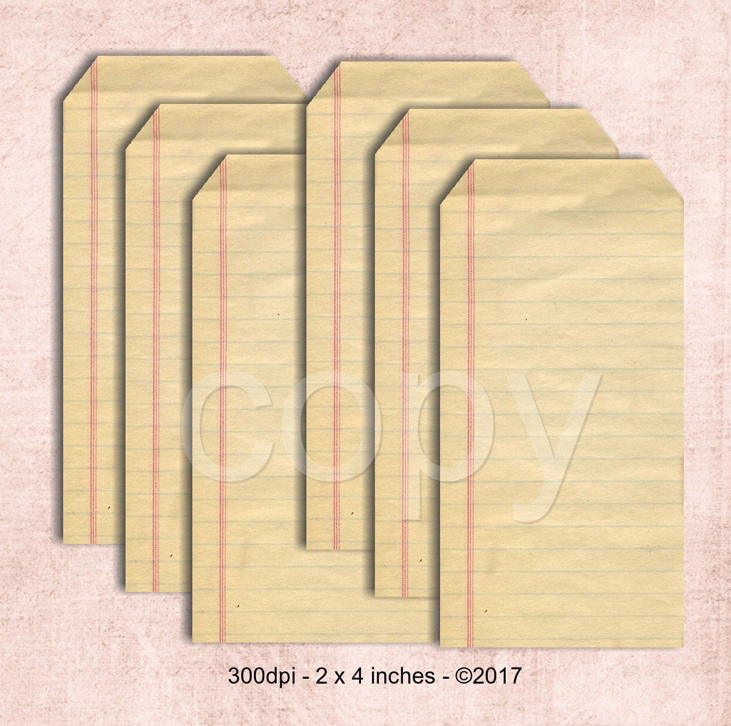 Instant Download - Note Paper Tags - Digital Download - Printable ...