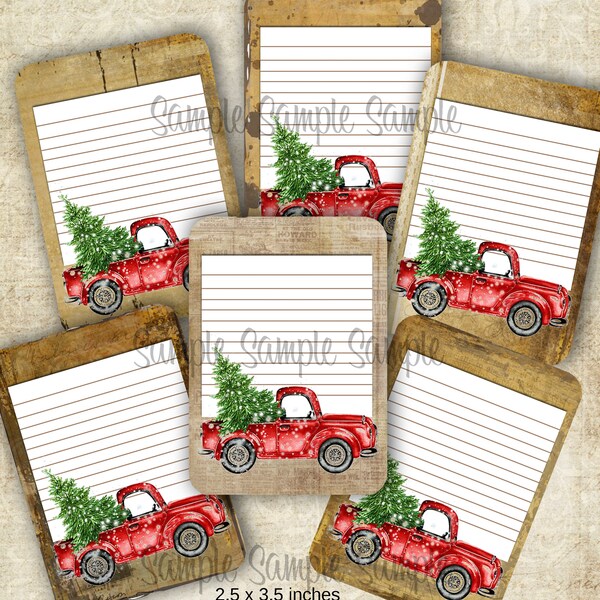 Red Truck Printable - Etsy