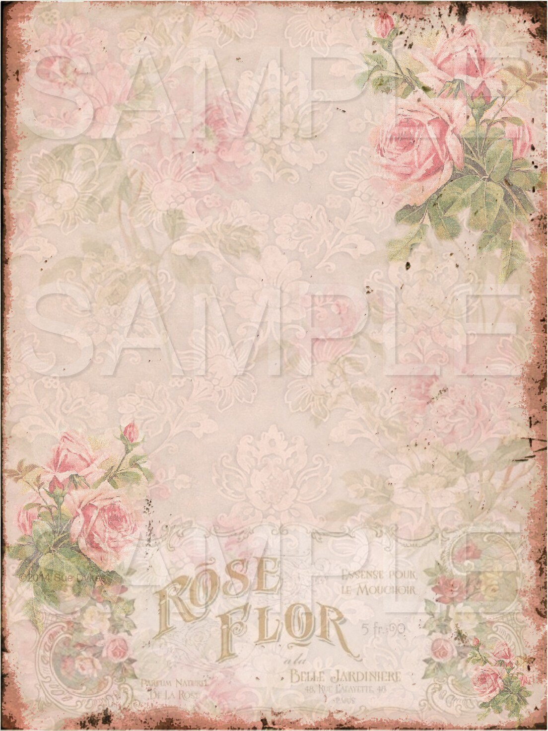 Romance No. 2 - Printable Digital Collage Sheet - Digital Download ...