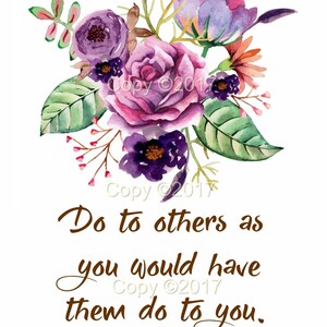 Do Unto Others Bible Verse Printable Saying Digital Collage Sheet ...