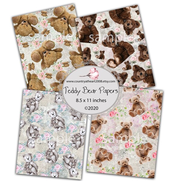 Bear Papers - Etsy
