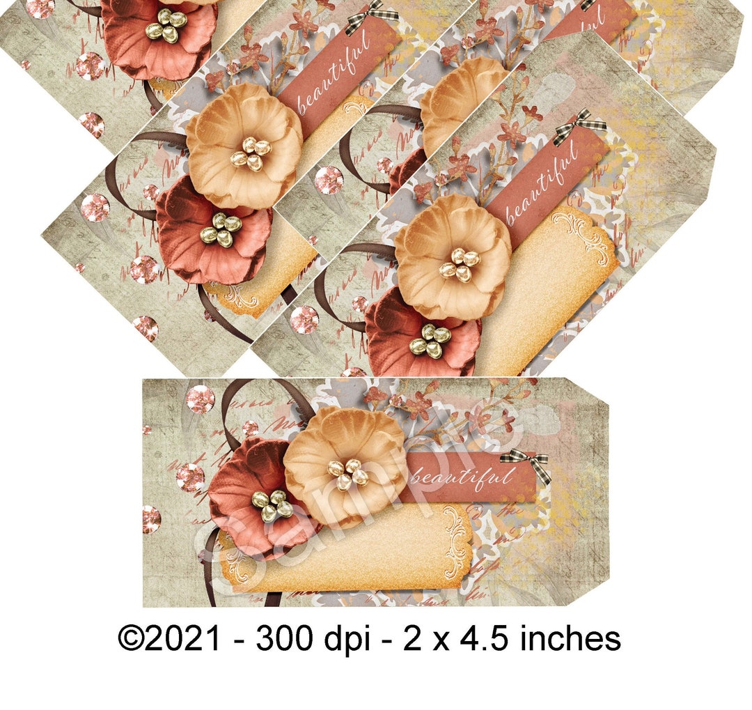 Beautiful Tags - Collage Sheet - Printable Download - Gift Tags ...