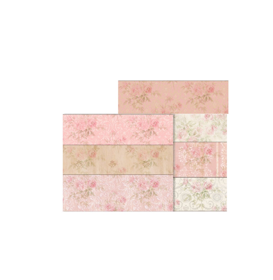 Instant Download Soft Victorian Paper Pack Gorgeous Paper Set - Etsy Canada