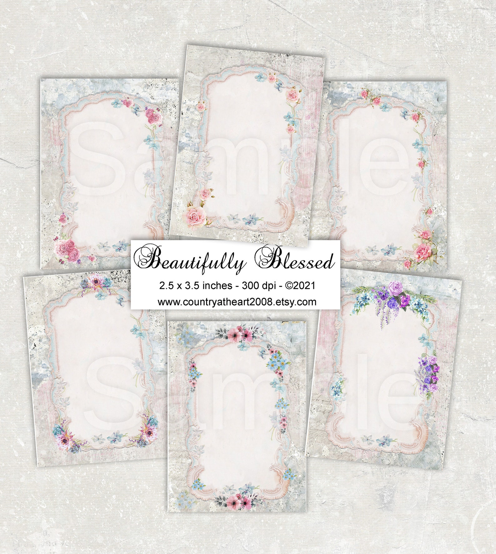 Beautifully Blessed Printable Instant Download Digital - Etsy
