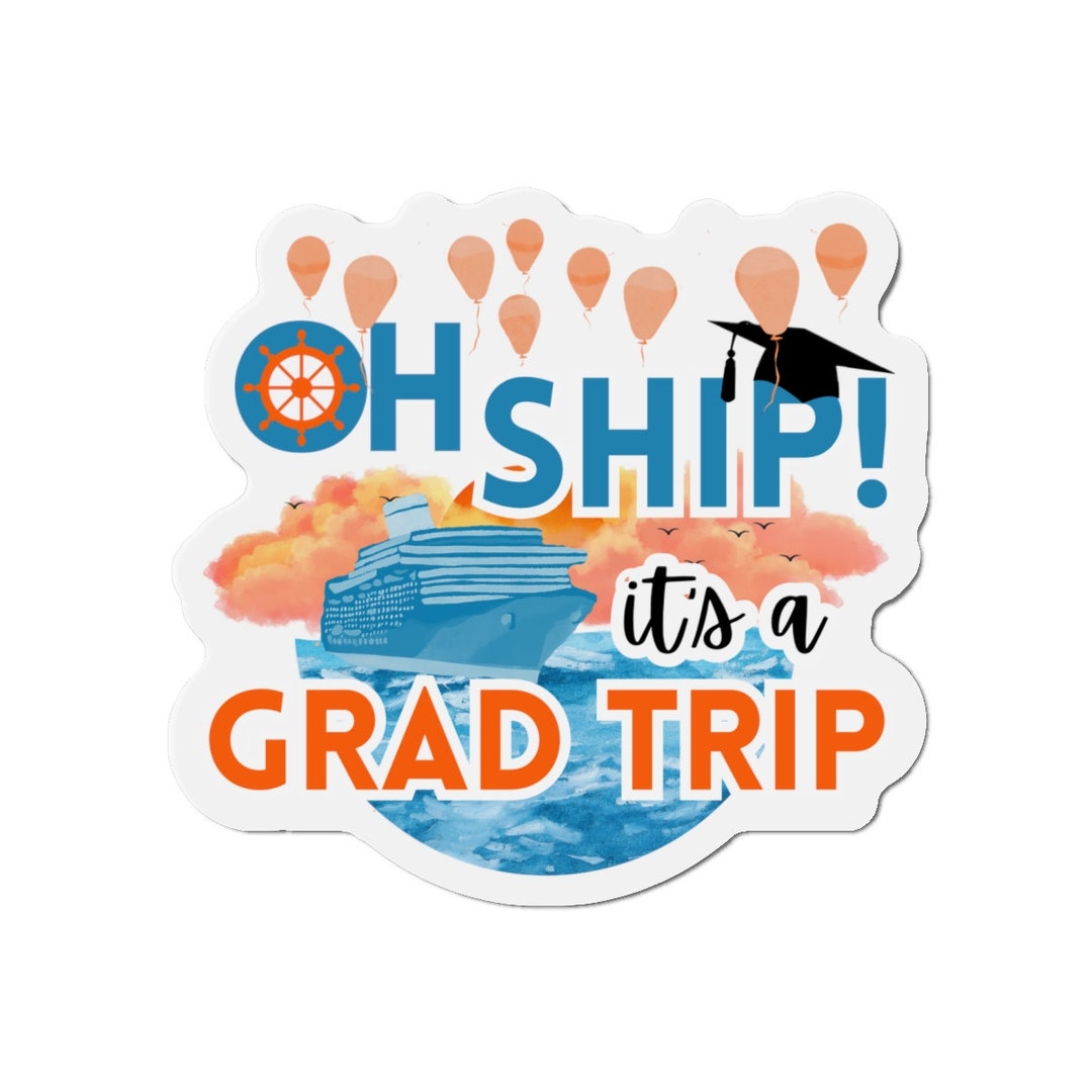 Graduation, Grad Trip Cruise Door Magnet - Etsy