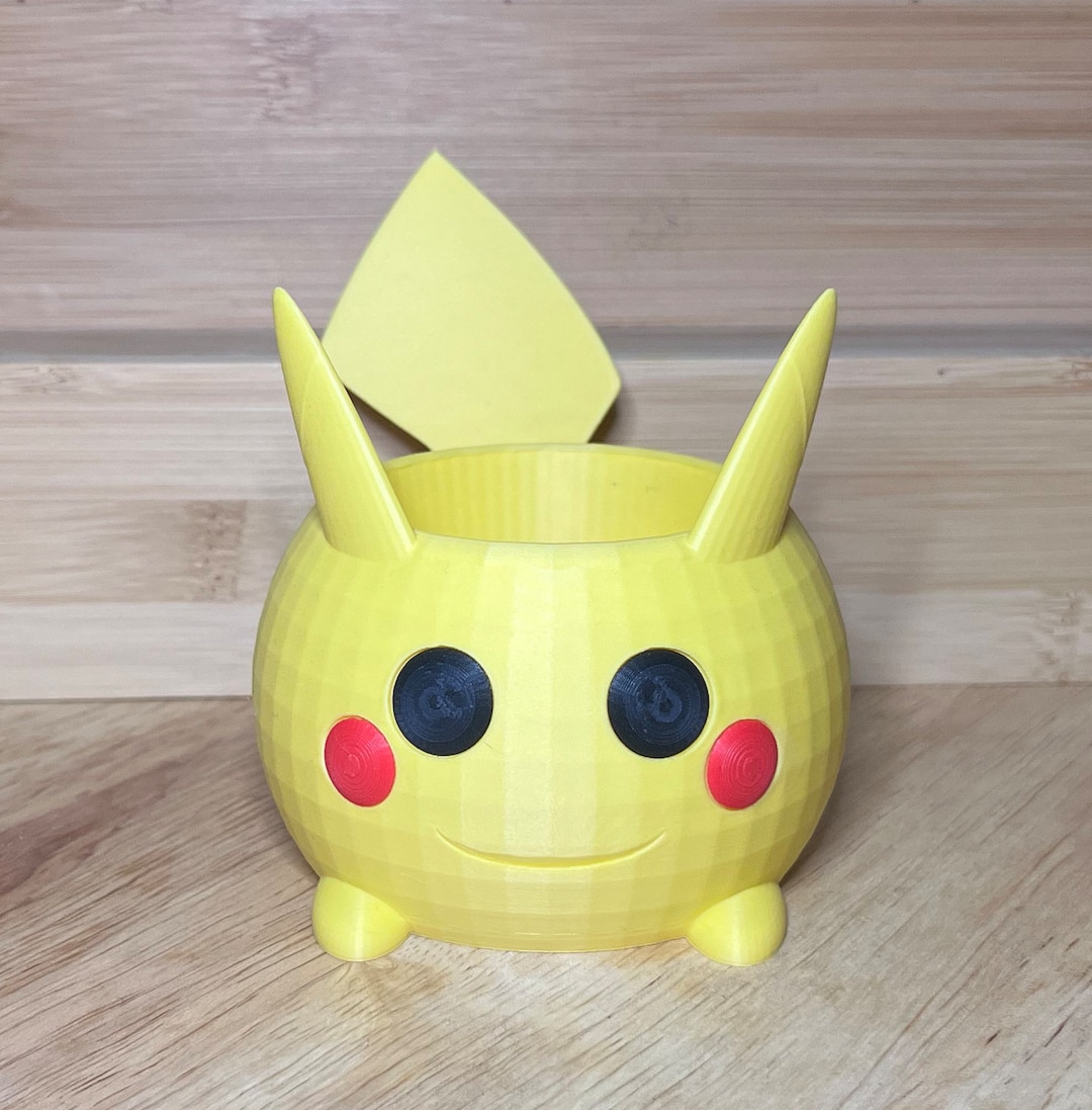 3D Printed Planter Pot Pokemon/pikachu Inspired - Etsy