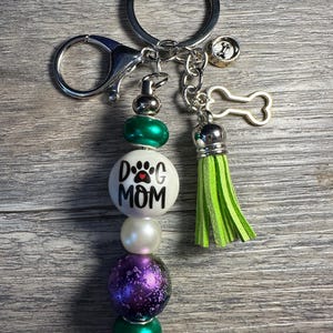 Dog Mom Keychain - Etsy