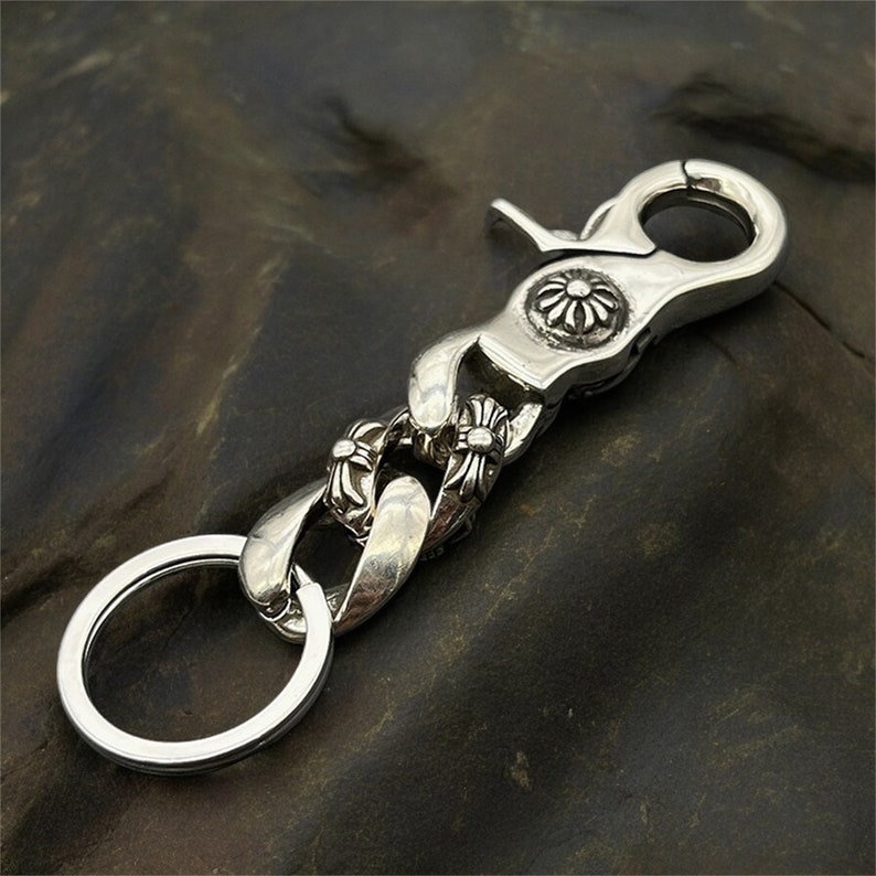 Chrome Hearts Style Design,chrome Hearts Dice Keychain,gothic Keychain ...