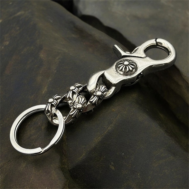 Chrome Hearts Style Design,chrome Hearts Dice Keychain,gothic Keychain ...