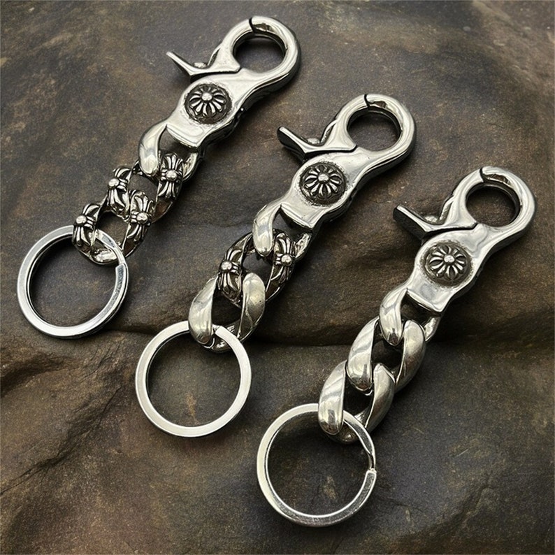 Chrome Hearts Style Design,chrome Hearts Dice Keychain,gothic Keychain ...