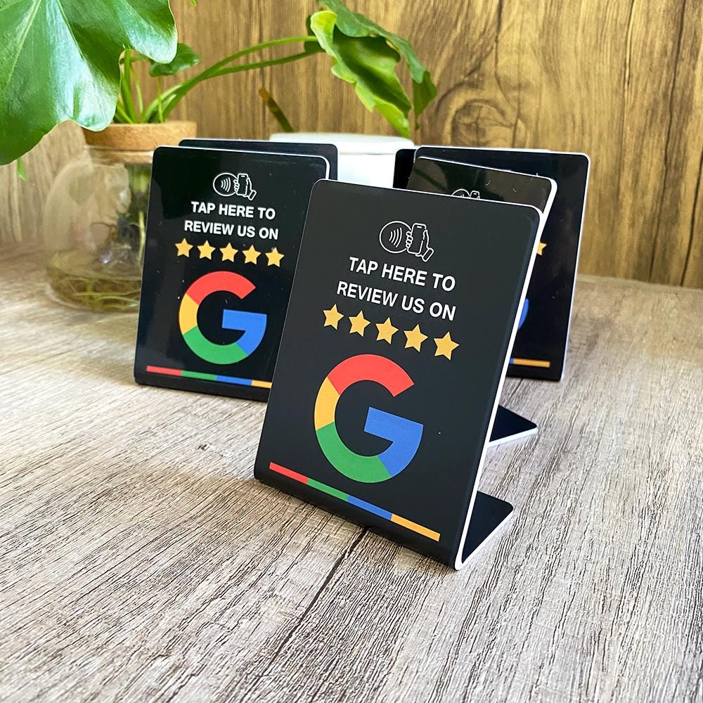3x4inch Google Review Stand Display for Business Get Reviews in Seconds ...