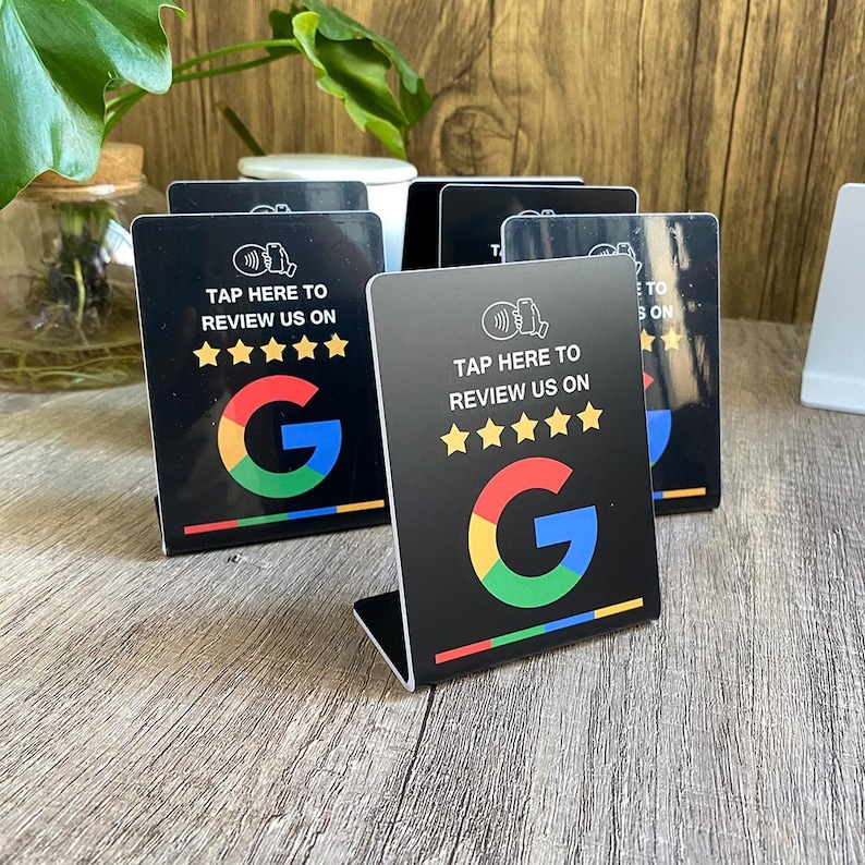 3x4inch Google Review Stand Display for Business Get Reviews in Seconds ...
