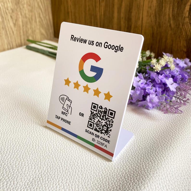 Boost Your Online Presence With Google Review QR Stand NFC Tap Google Review Sign - Etsy Australia