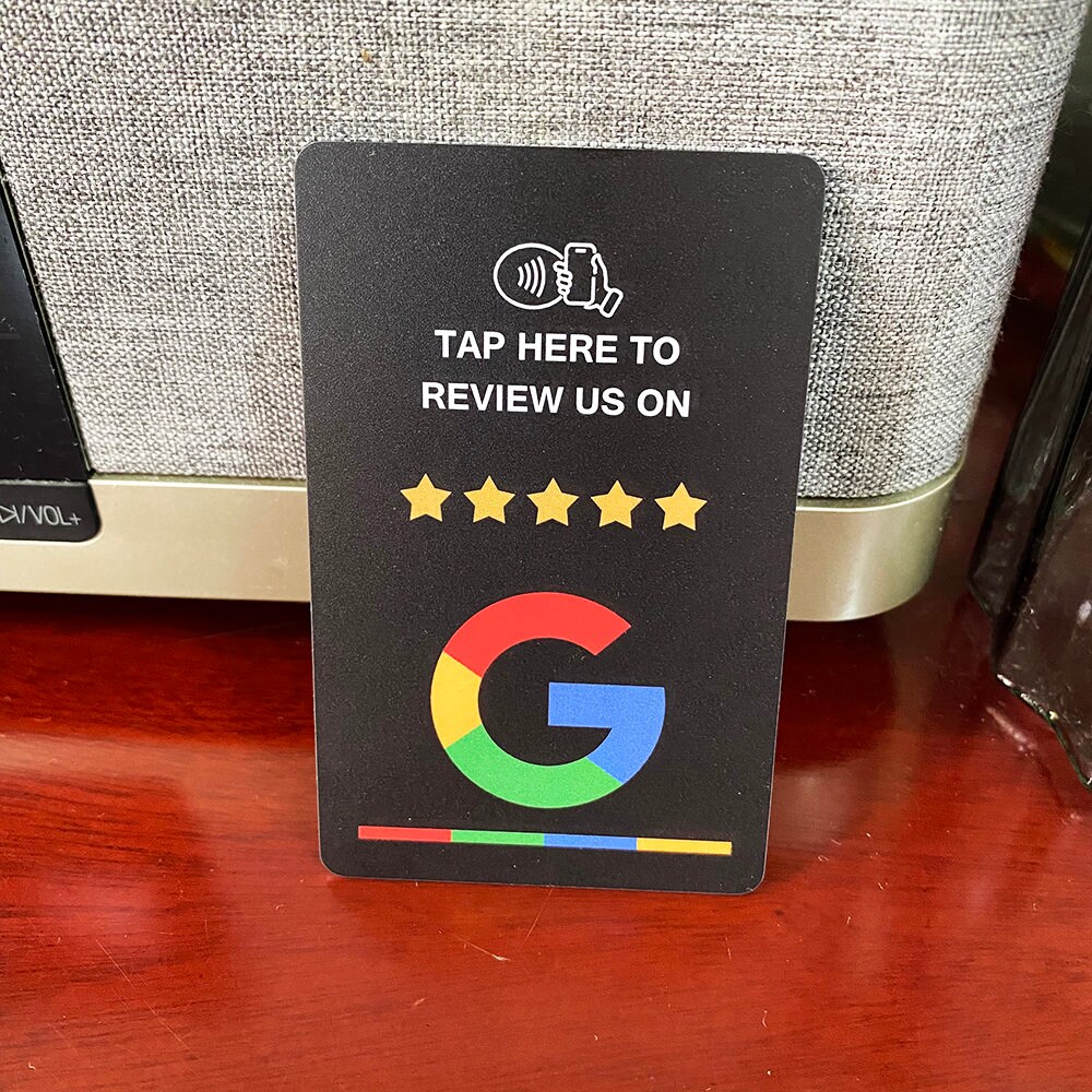 2 Pack Google Review Card NFC Tap Card for Shops Hotel Restaurant ...
