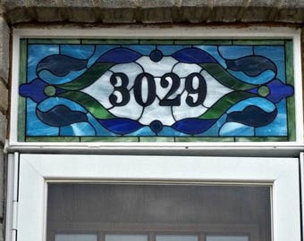 Stained Glass Address - Etsy