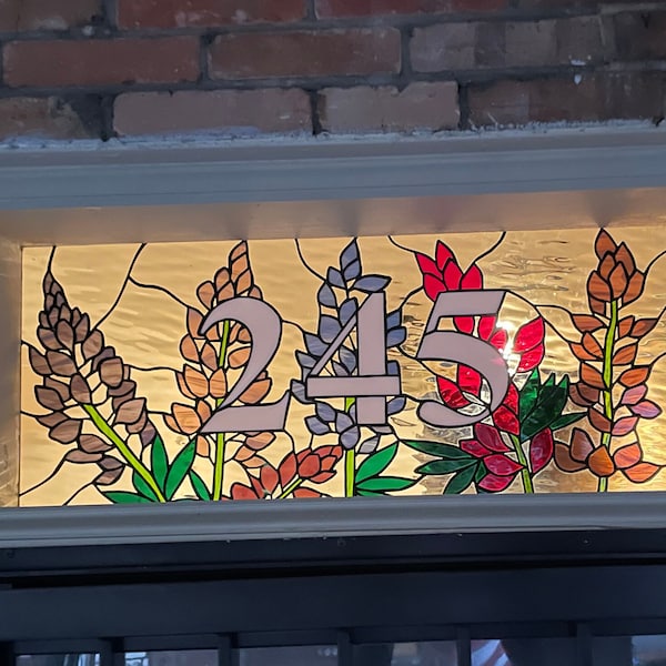 Stained Glass Lupine Pattern - Etsy