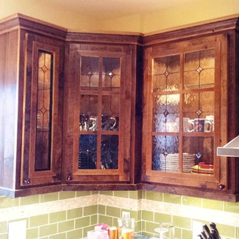 Glass Inserts for Kitchen Cabinets - Etsy