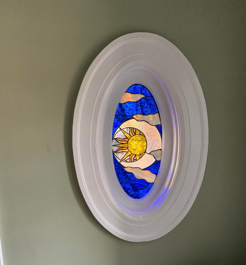 Stained Glass Oval Windows - W- 456 - Etsy