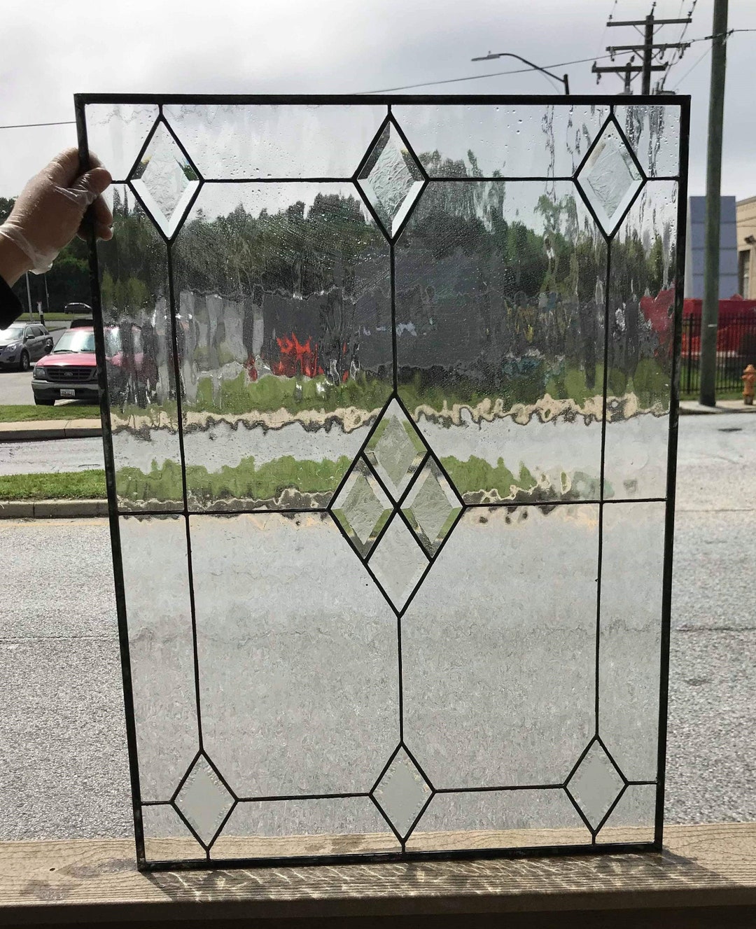 Stained Glass Transom Window - TW-242 - Etsy